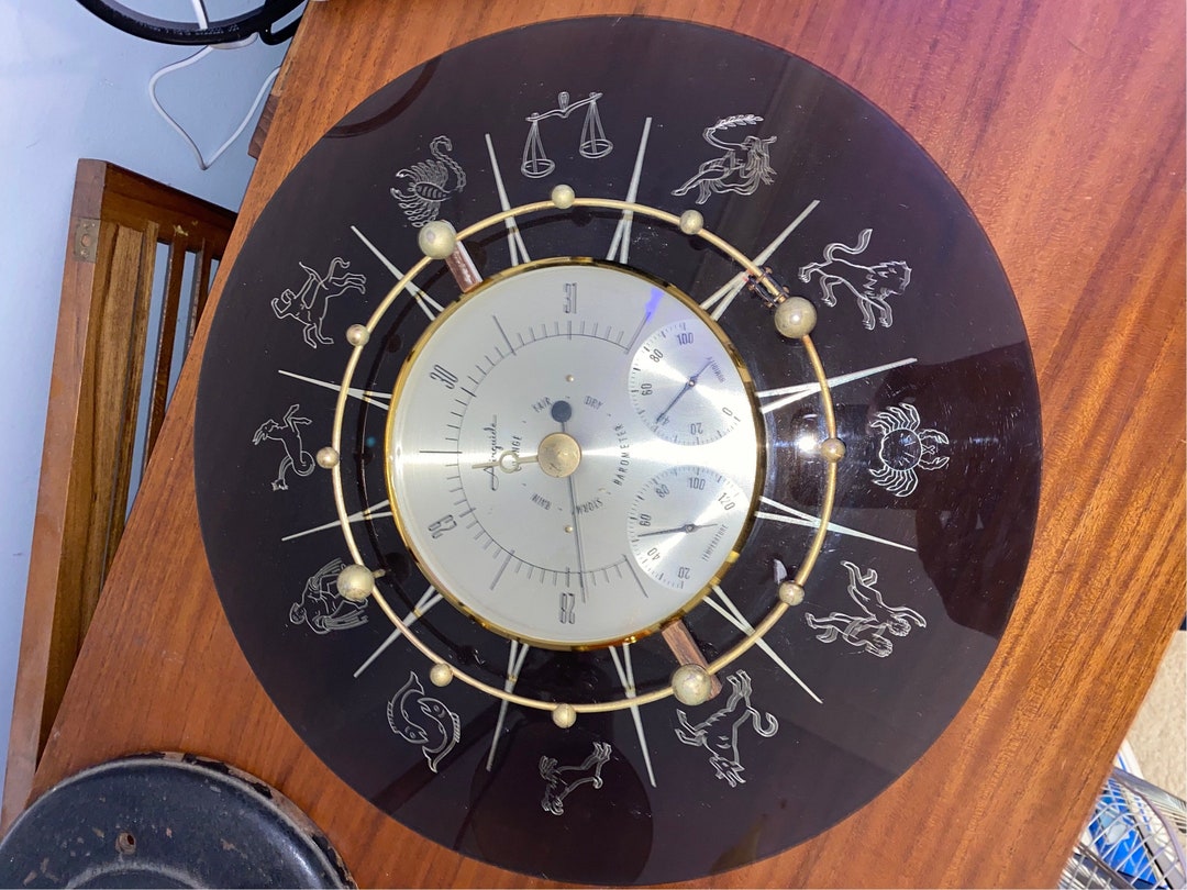 Mcm Vintage Lucite Weather Station Airguide Rare HTF Free Ship - Etsy