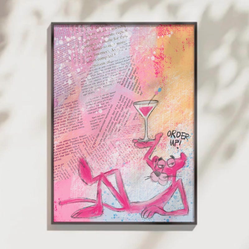 Pink Panther Poster - Etsy