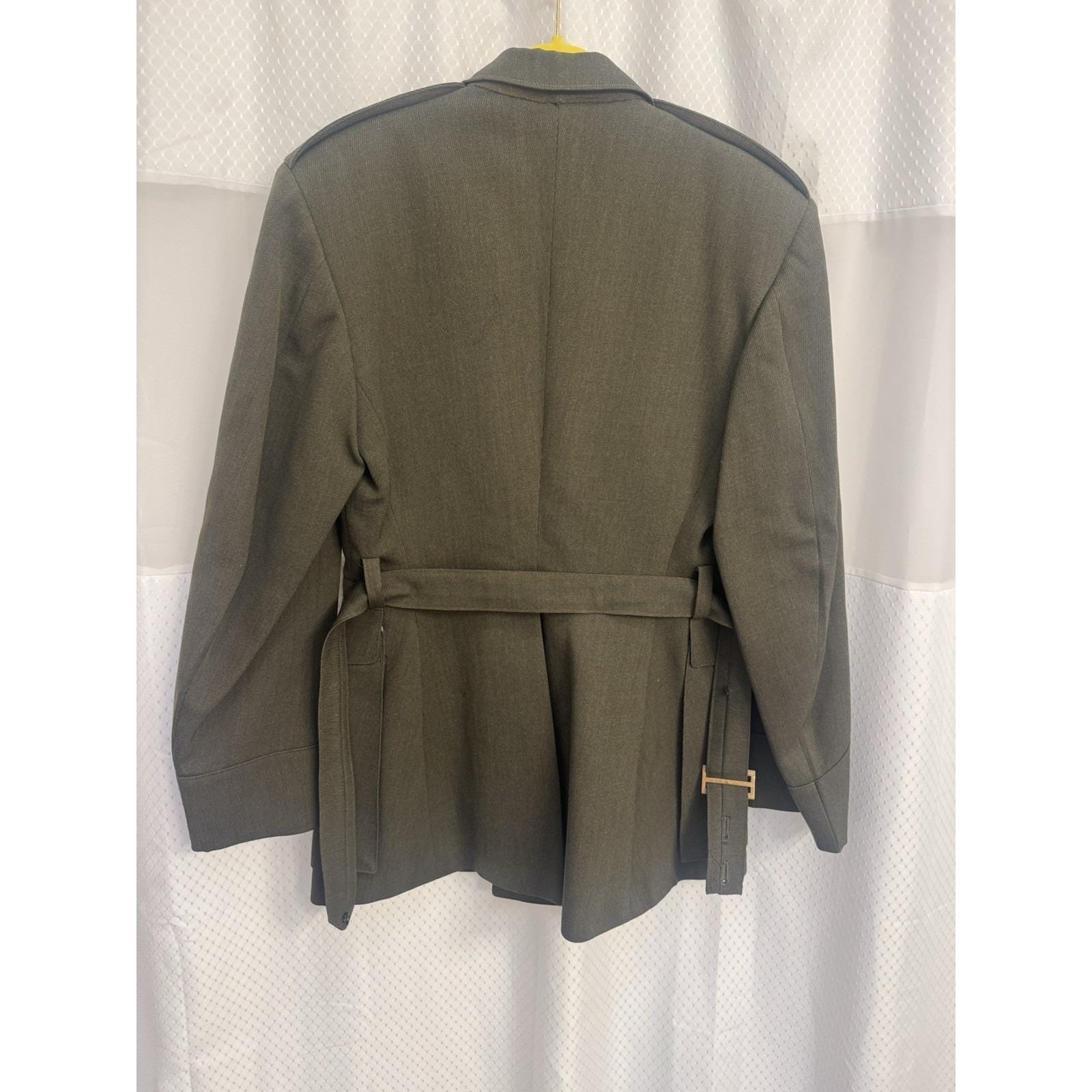 USMC Marine Corps Uniform Alpha Coat Jacket 37 W Belt - Etsy