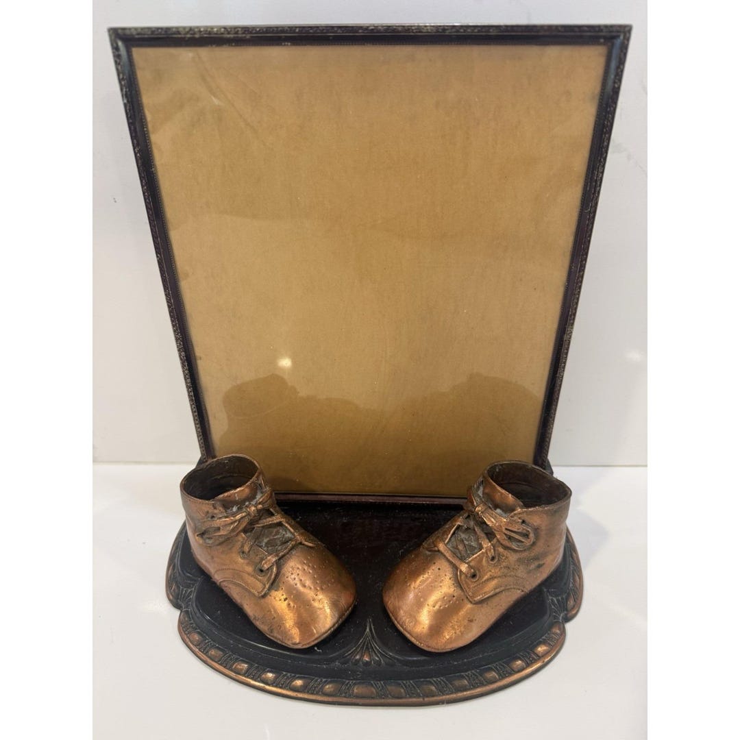 Vintage Frame Baby Shoes 8x10 Picture Photo Frame Art Deco - Etsy