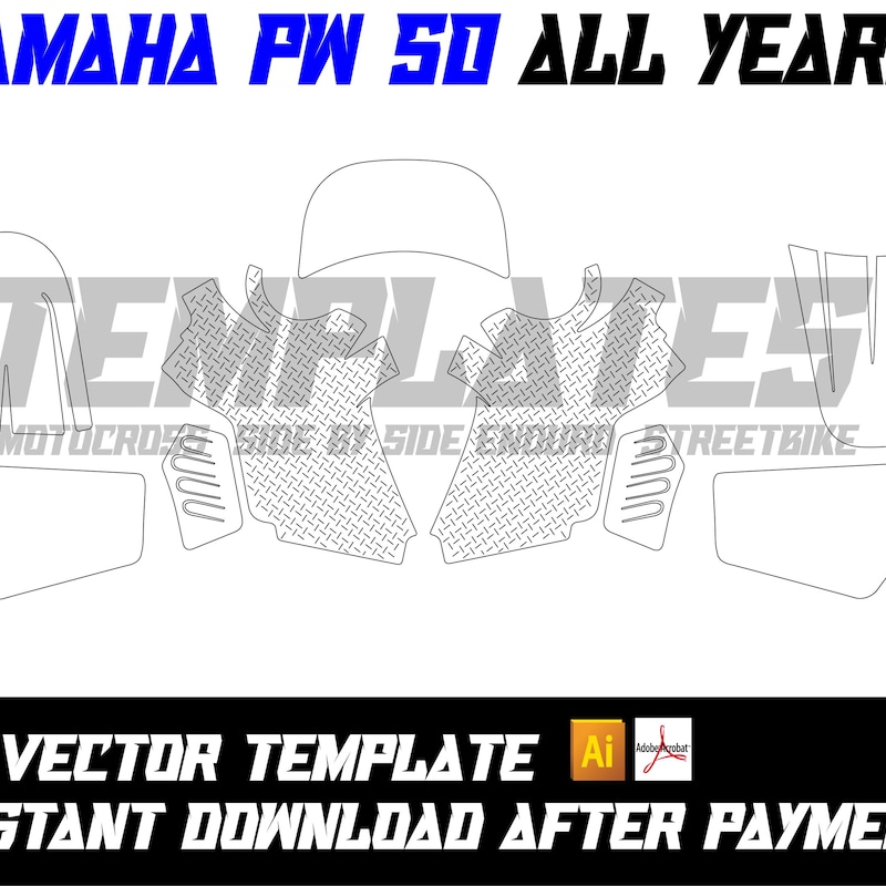 Yamaha Graphics Template - Etsy