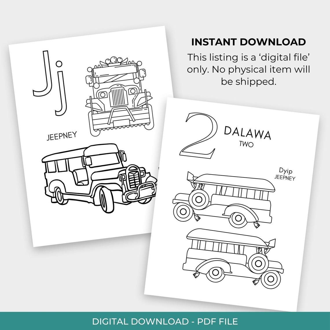 Filipino Worksheet Bundle – Preschool & Kindergarten Homeschool ...