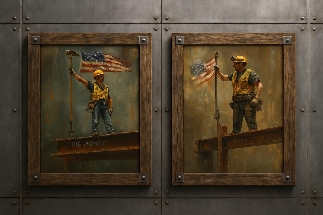 Union Pipefitter Poster-"big Money" Printable Wall Art- American Flag ...