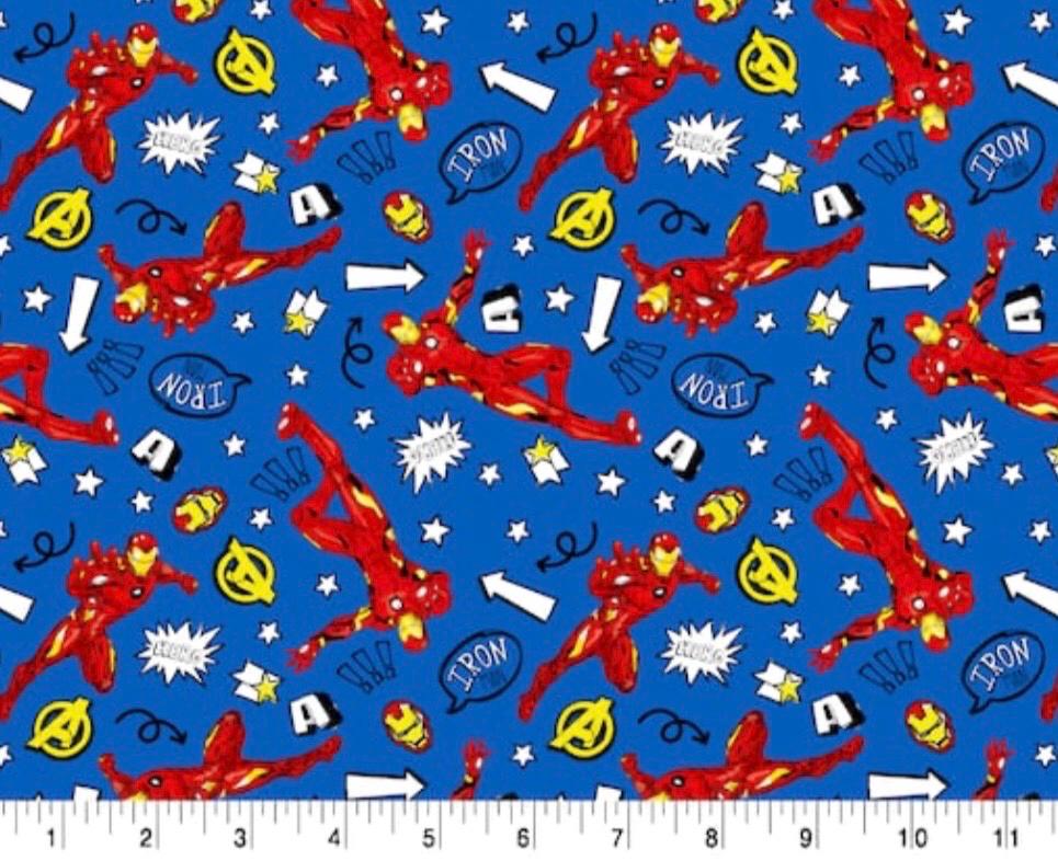 Iron Man 100% Cotton Fabric - Etsy