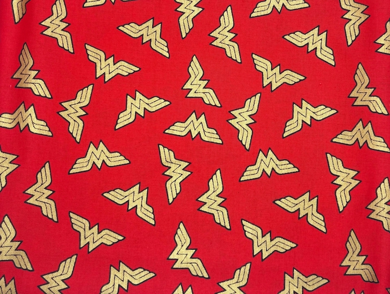 Wonderwoman 100% Cotton Fabric - Etsy