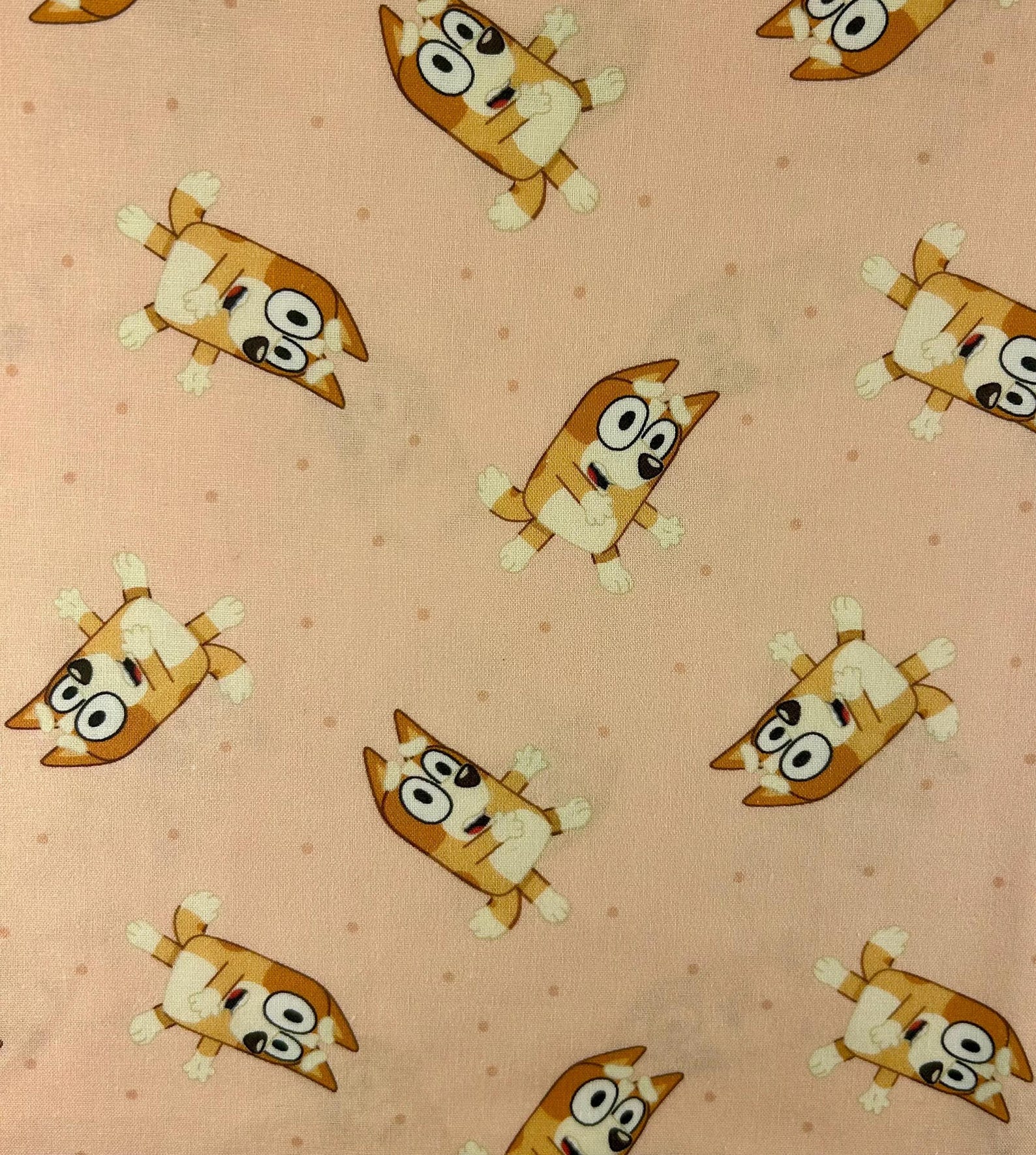 Bluey and Bingo Fabric 100% Cotton Fabric - Etsy