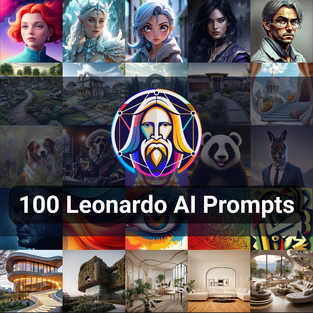 100 Leonardo AI Prompts: Art Ideas & Prompt Guide (digital Download ...