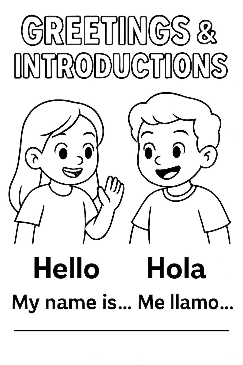 ESL Coloring and Learning - Etsy