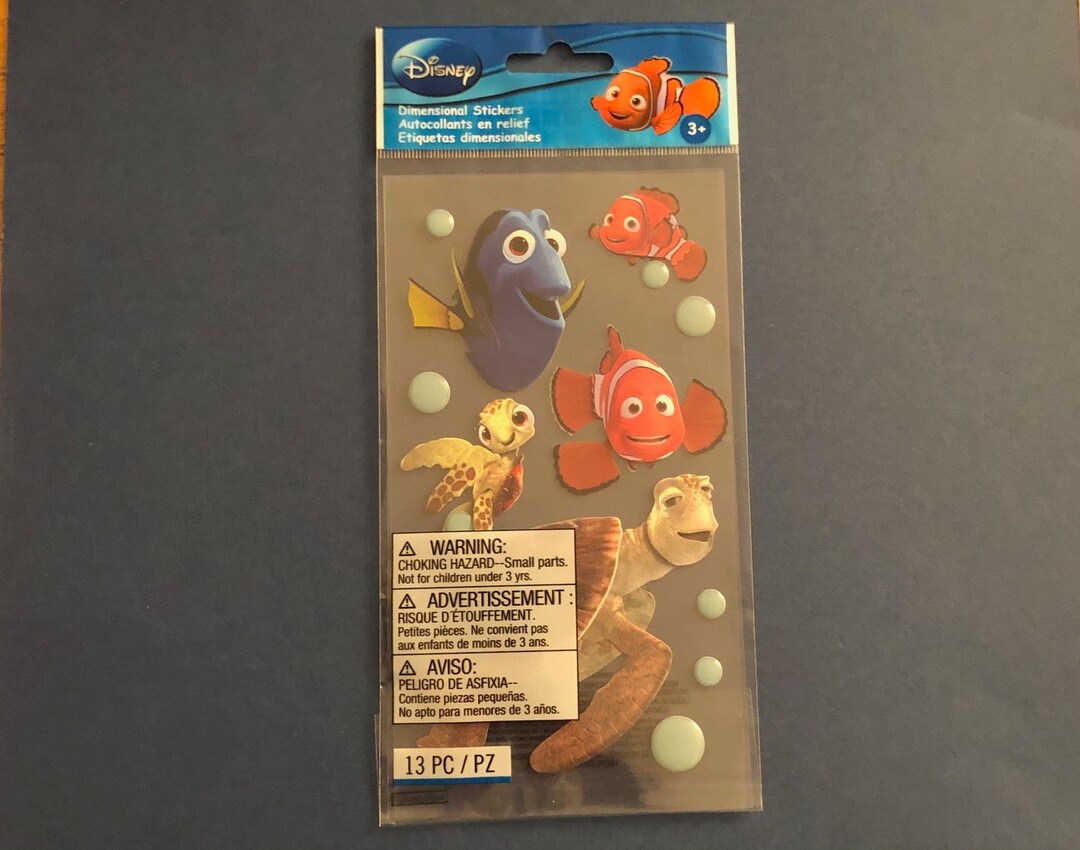 Disney Scrapbooking Finding Nemo Dimensional Stickers Eksuccess Dory ...