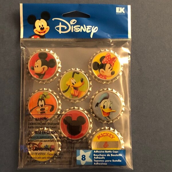 Minnie Mouse Bottle Cap Stickers - Etsy