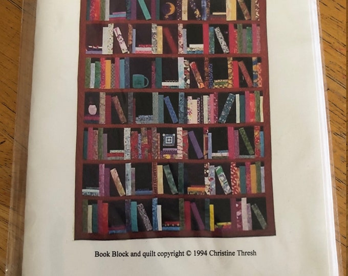 Book Block for a Library Quilt Pattern by Christine Thresh New in ...