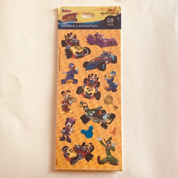 Mickey Mouse and the Roadster Racers Stickers - Etsy