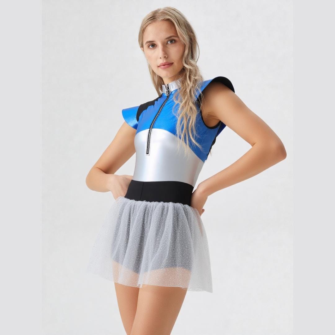 Silver Astronaut Costume: Women's Tulle Dress, Space Cadet Outfit - Etsy