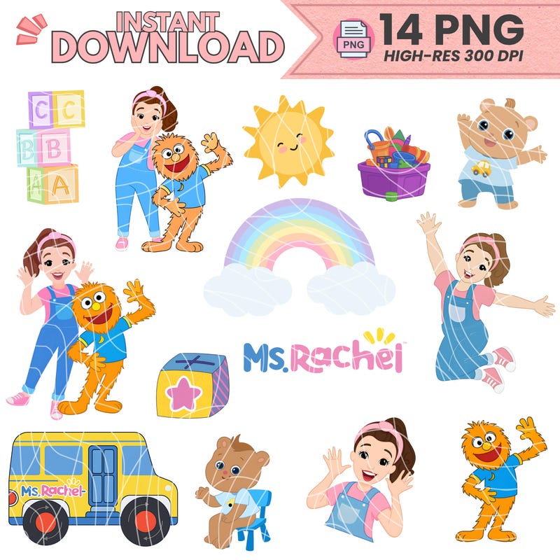 Ms. Rachel Png - Etsy
