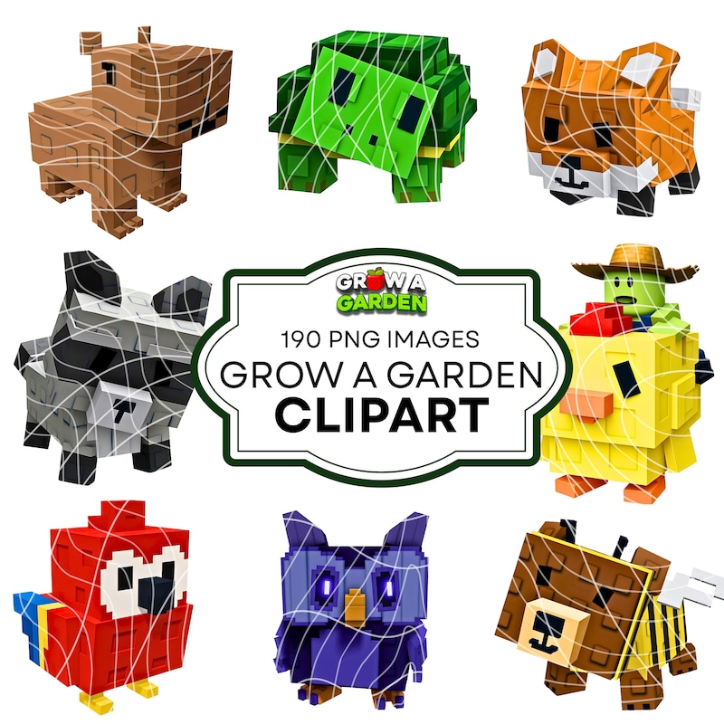 Grow a Garden Roblox Stickers - Etsy