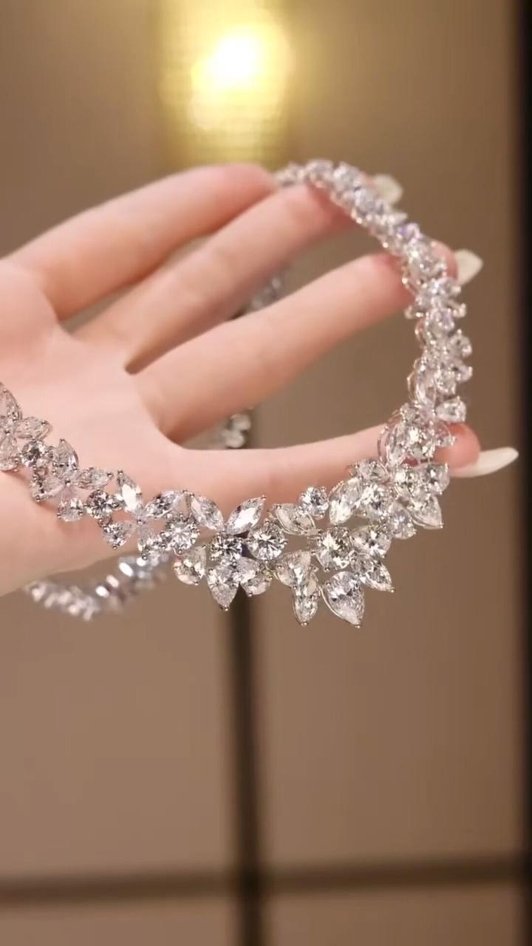 40CT Mix Shep Lab Grown Diamond Necklaces for Custom Jewelry ...