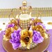 Crown Lavender and Gold Baby Shower Centerpiece / Girls Royal Princess ...