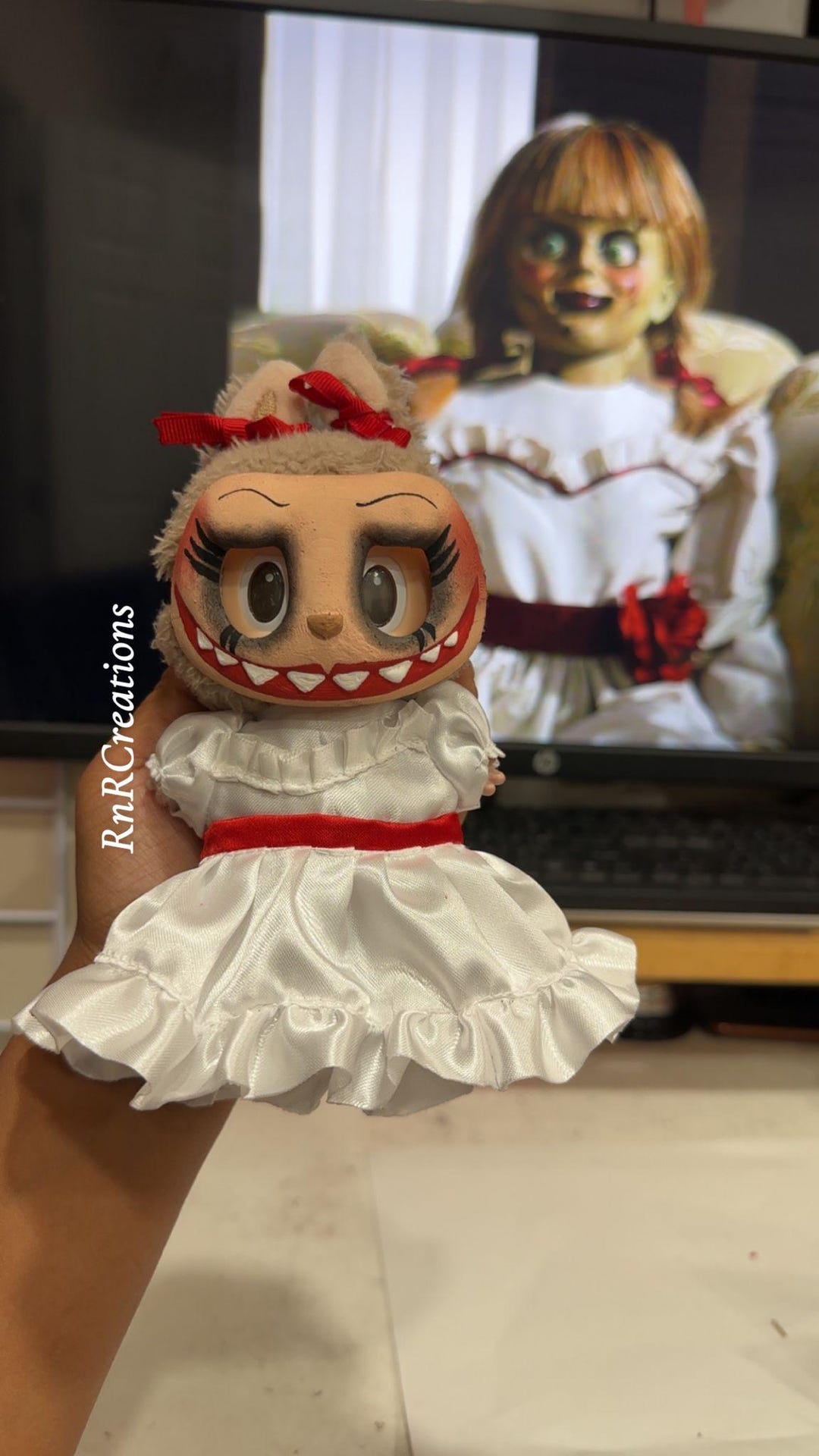 Handmade Horror Mask and Outfit for Labubu - Etsy
