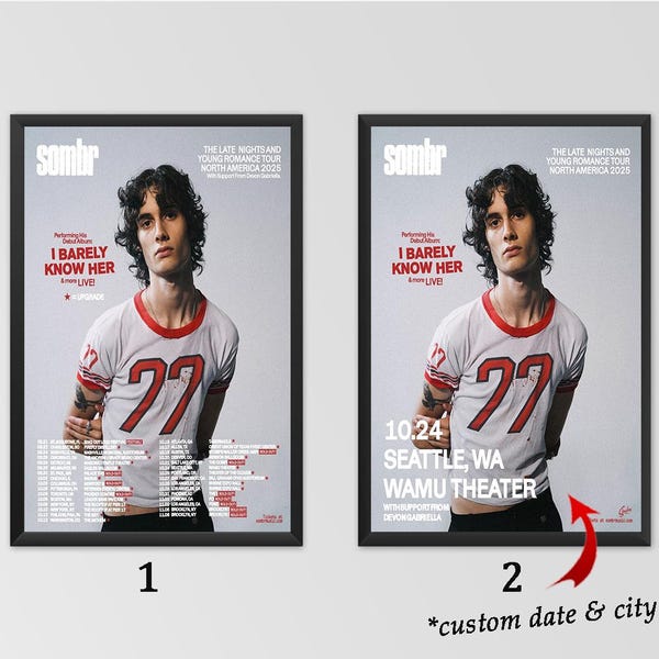 Sombr Wall Art - Etsy