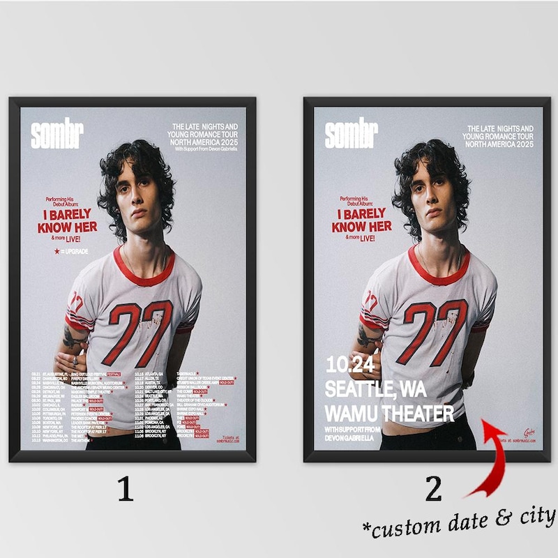 Sombr Wall Art - Etsy