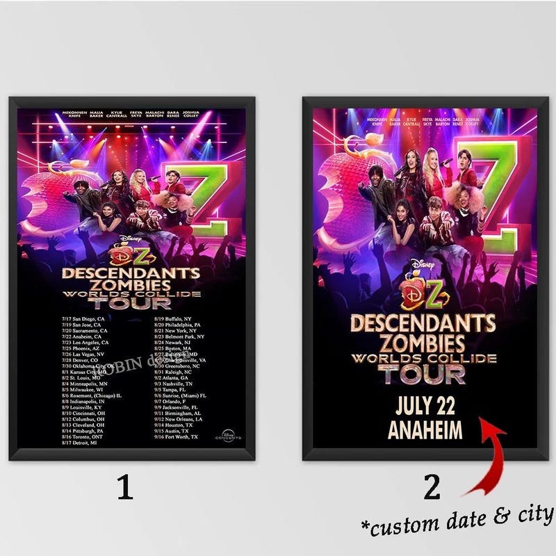 Zombie World Tour Posters - Etsy