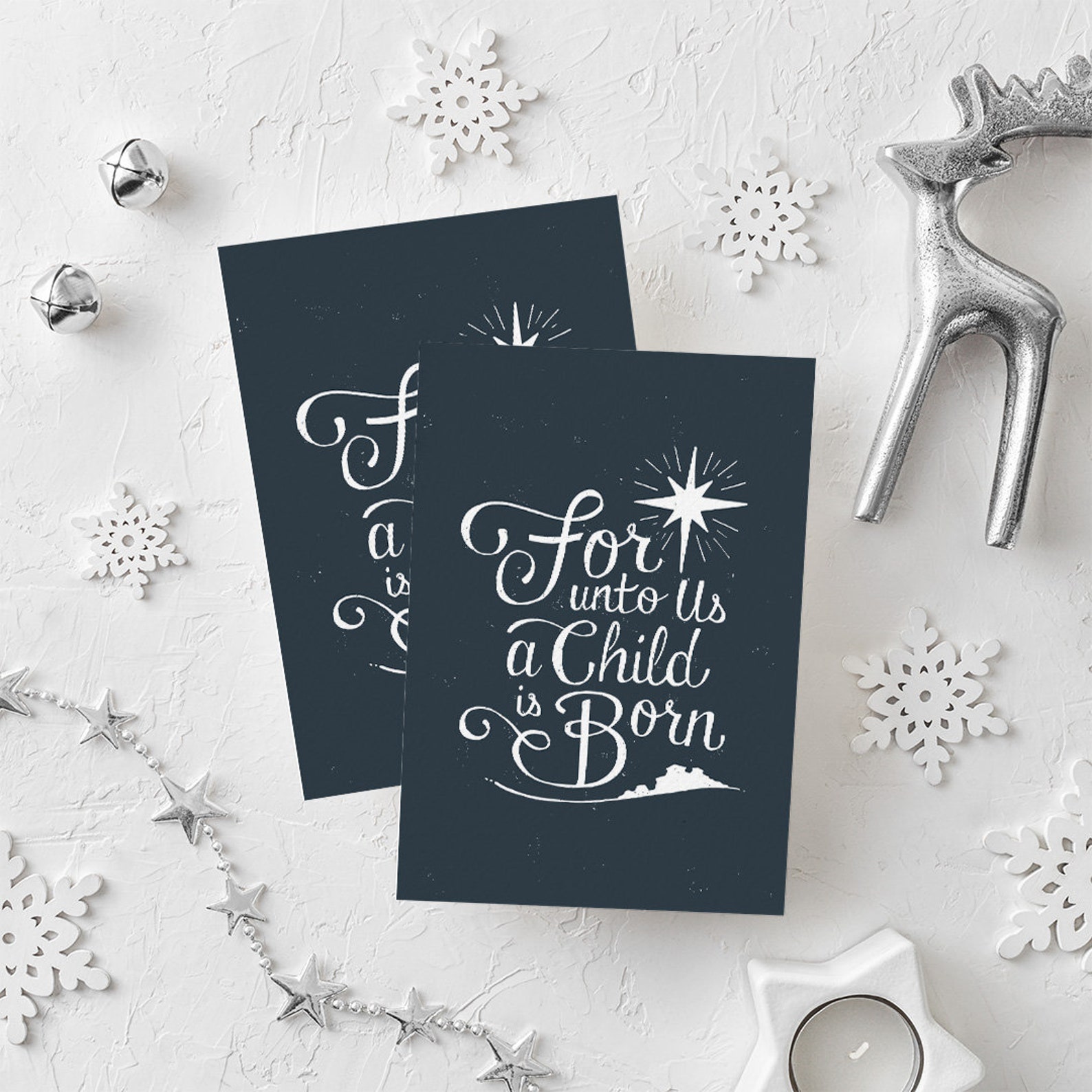 Isaiah 9:6 Christmas Card Download | Christian Printable Christmas Card ...
