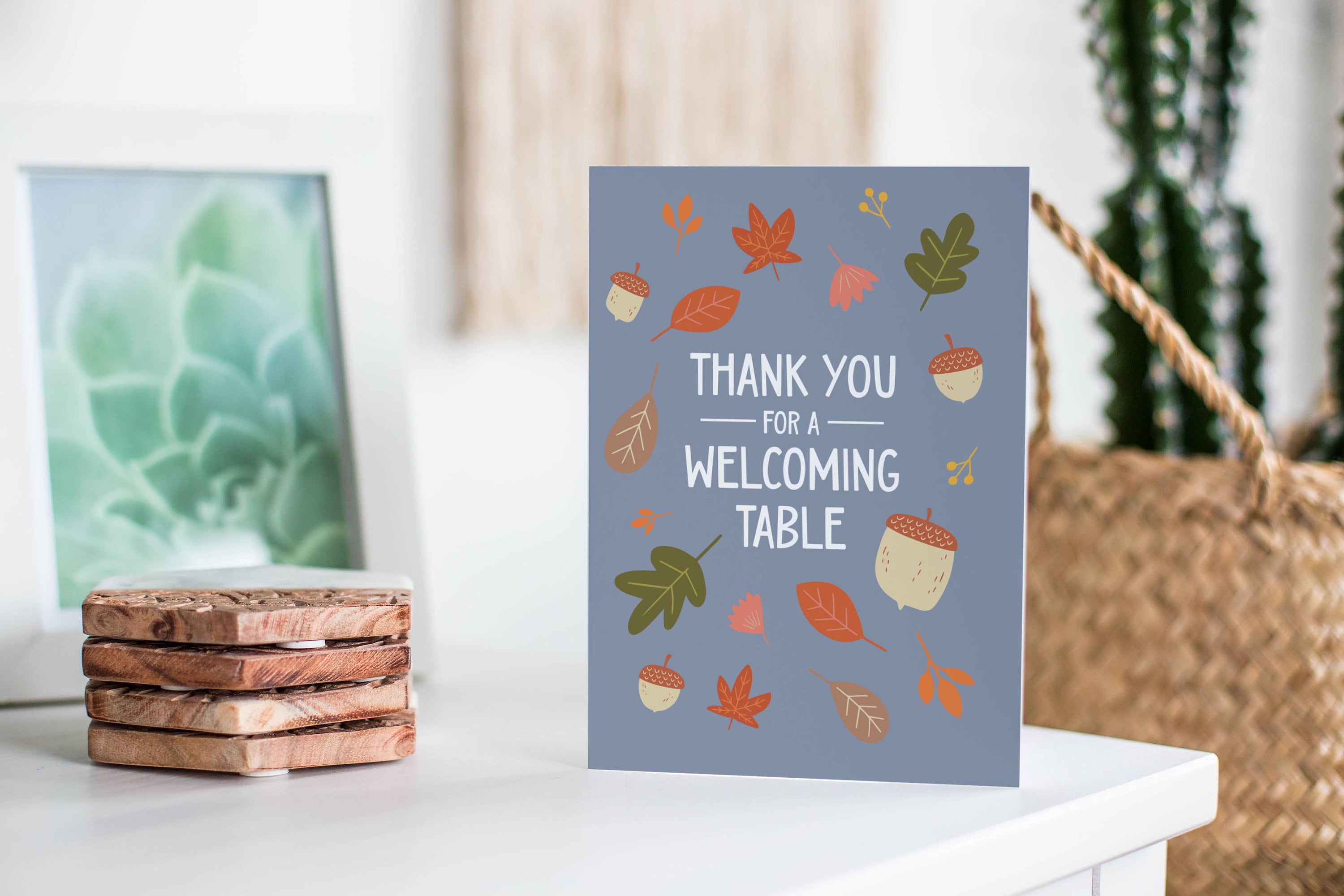Thanksgiving Gratitude Card Printable Thank You for a - Etsy