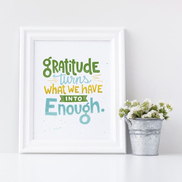 Gratitude Turns What - Etsy