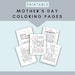 Mother's Day Coloring Activity Pages | Happy Mothers Day Printable ...
