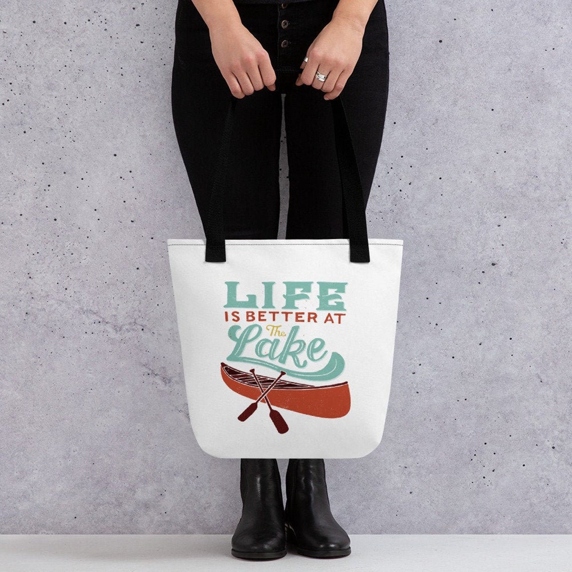 Life is Better at the Lake Tote Bag, Lake Gifts, Lake House Gifts, Lake ...