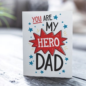 Dad Superhero Card | Daddy Superhero Printable Coloring Page ...