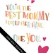 You're the Best Mommy Instant Download Mother's Day Card Digital ...
