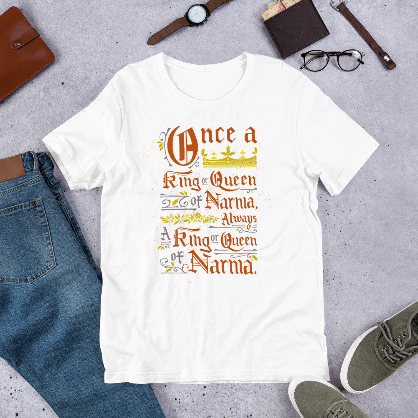Chronicles of Narnia Shirt | King or Queen of Narnia T-shirt | CS Lewis ...