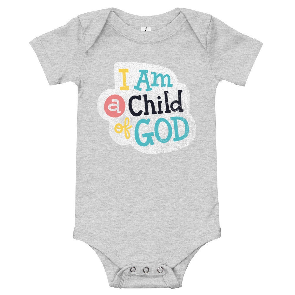 I am a Child of God Christian Baby Onesie Child of God Baby | Etsy