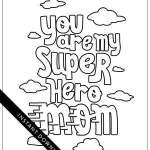 Mother's Day Coloring Activity Pages | Happy Mothers Day Printable ...