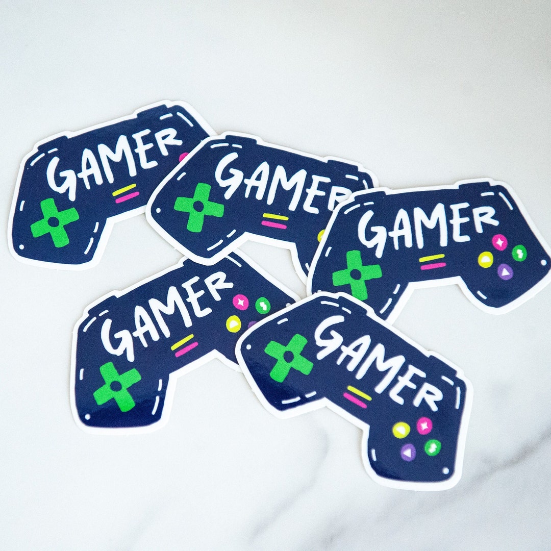 Gamer Vinyl Sticker | Game Controller Sticker | Gaming Sticker | Gamer ...