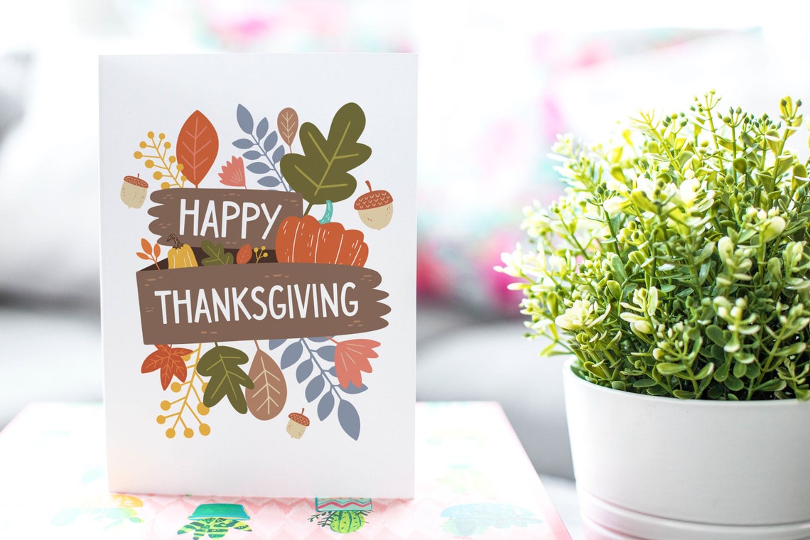Happy Thanksgiving Card Download | Printable Thanksgiving Card ...