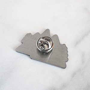 Wild and Free Eco-friendly Enamel Pin | Mountain Lapel Pin | Backpack ...