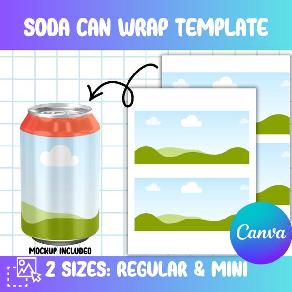 Etiqueta editable de coca cola - Etsy México