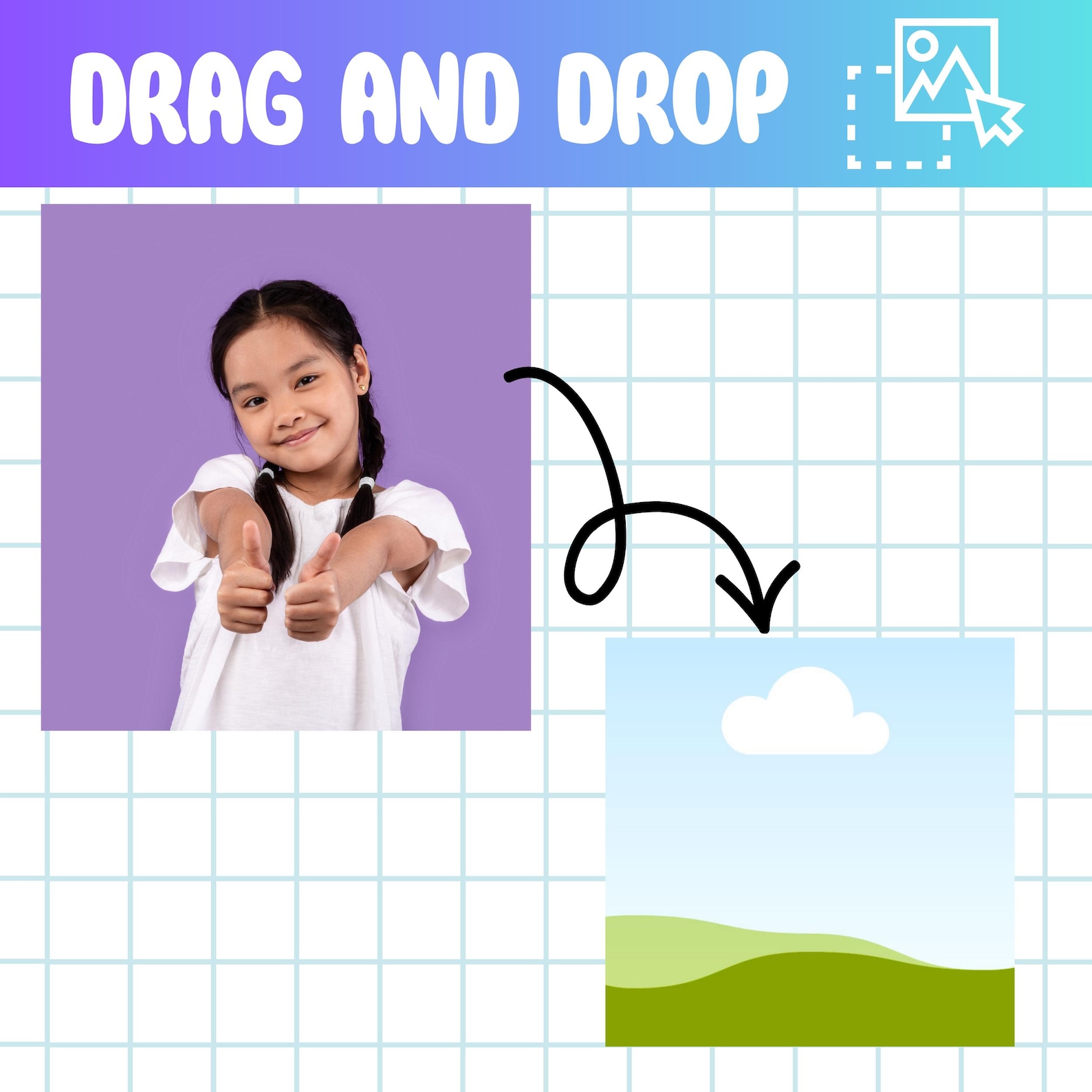 Square Template Bundle, Editable Canva Square Template Blank Frame ...