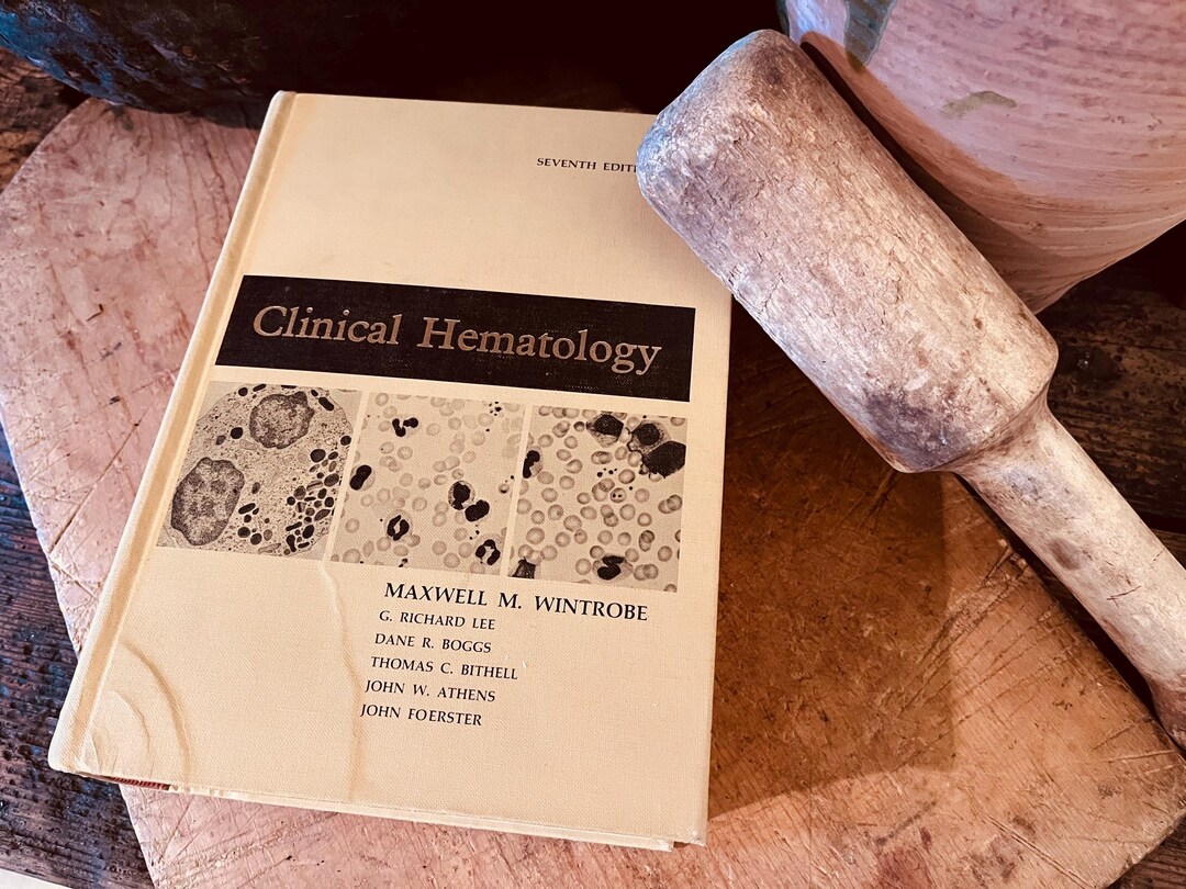 1975 Clinical Hematology Textbook - Nursing Medical Student - Vintage ...