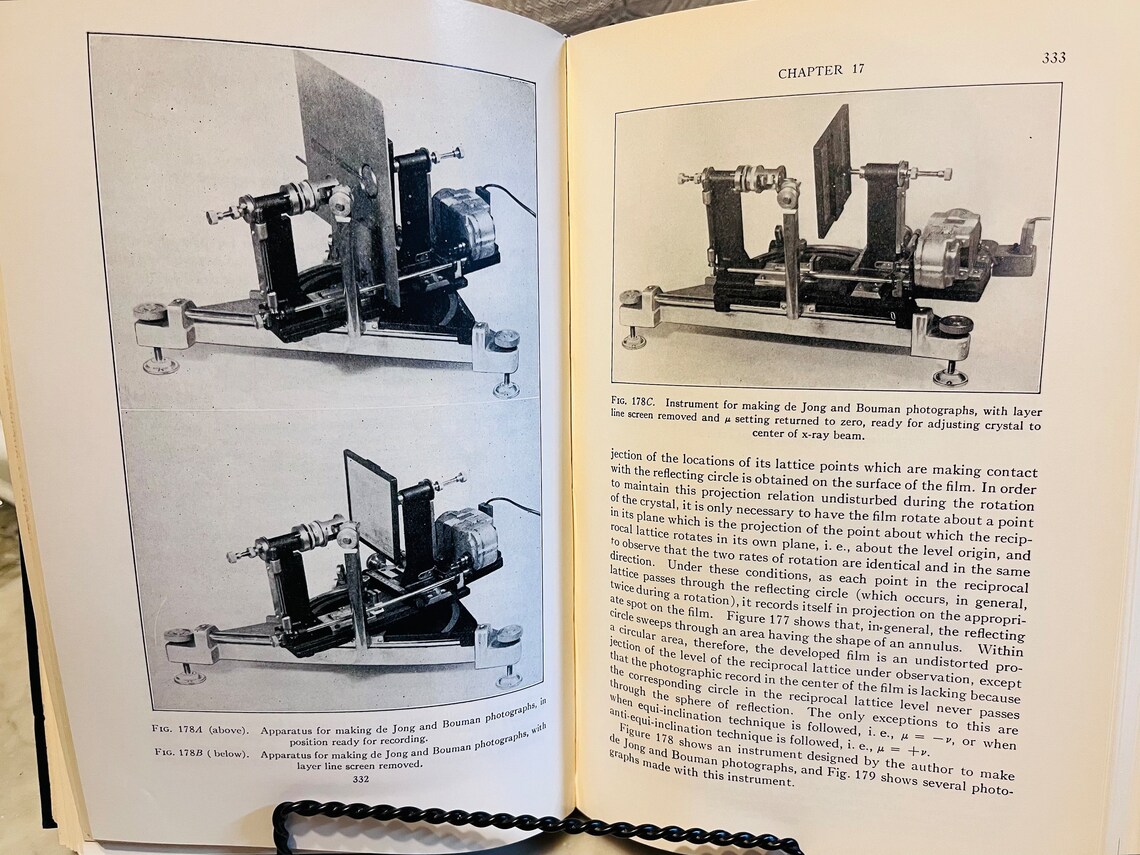 1966 X-ray Crystalography Book Vintage Hardback Crystals - Etsy