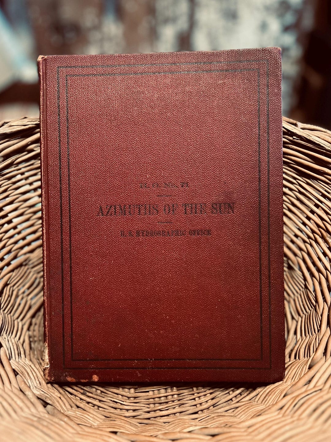 1918 Azimuths of the Sun - U.S. Navy Hydrographic Office Book - Survey ...