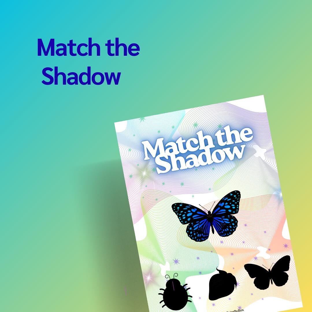 Shadow Matching Activity Book: Printable Educational Game for Toddlers ...