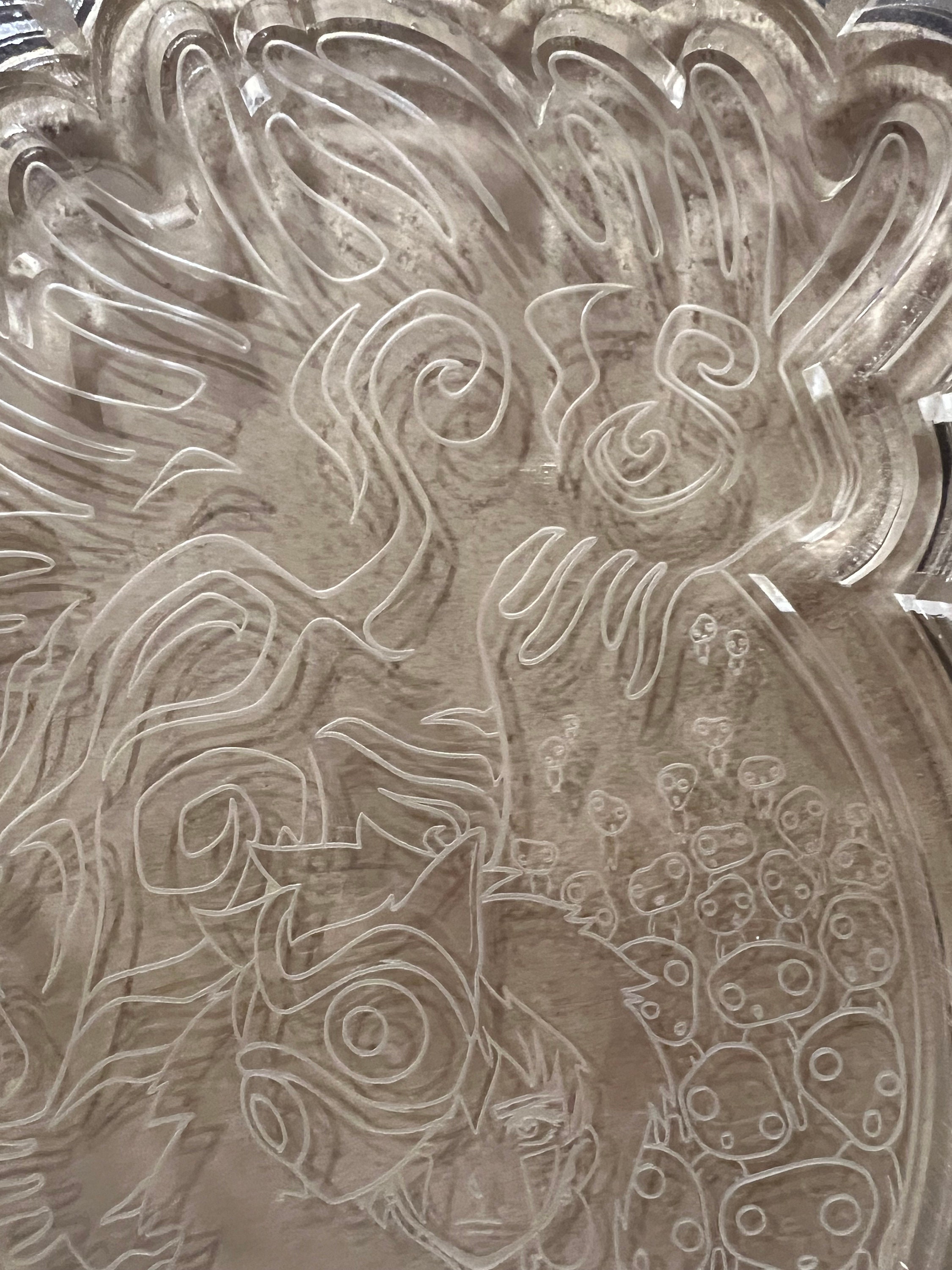 Princess Mononoke Trinket Tray-forest Tree Spirit Kodama - Etsy