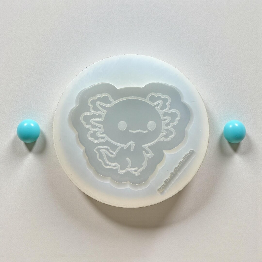Kawaii Axolotl Silicone Mold | Resin Art Charms - Etsy