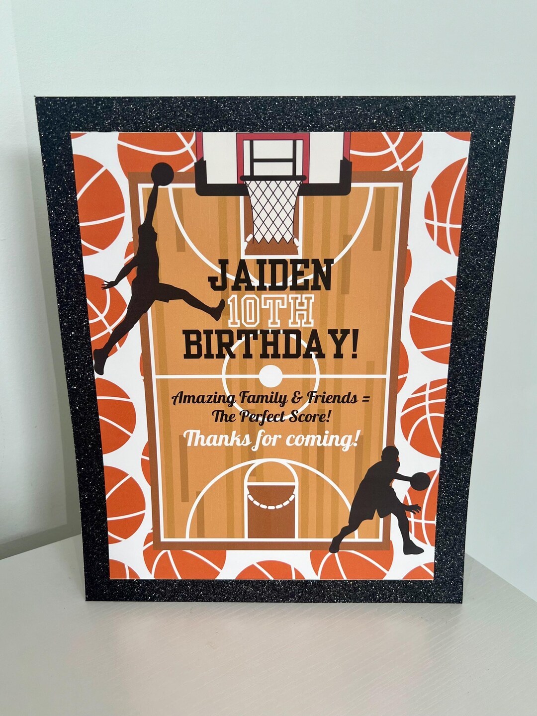 Personalized Basketball Party Sign - Etsy