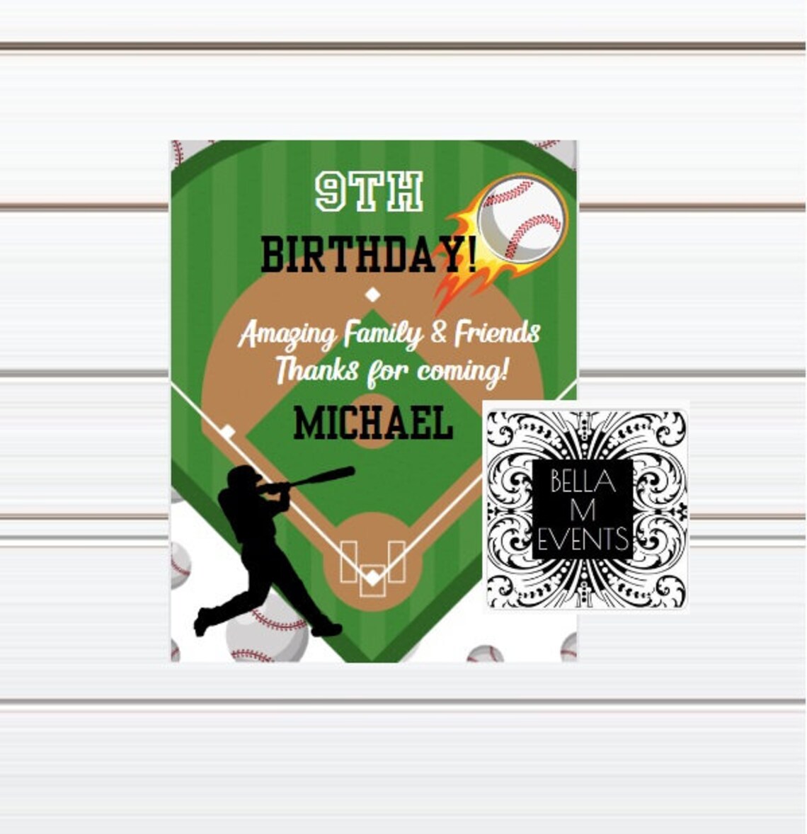 Baseball Birthday Party Printable Sign | Home Run Celebration Decor - Etsy