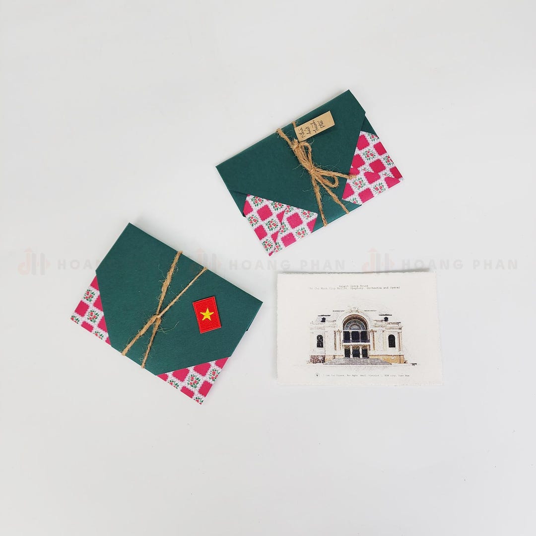 Saigon Opera House Edition - I Love Saigon Postcard | Vietnamese ...
