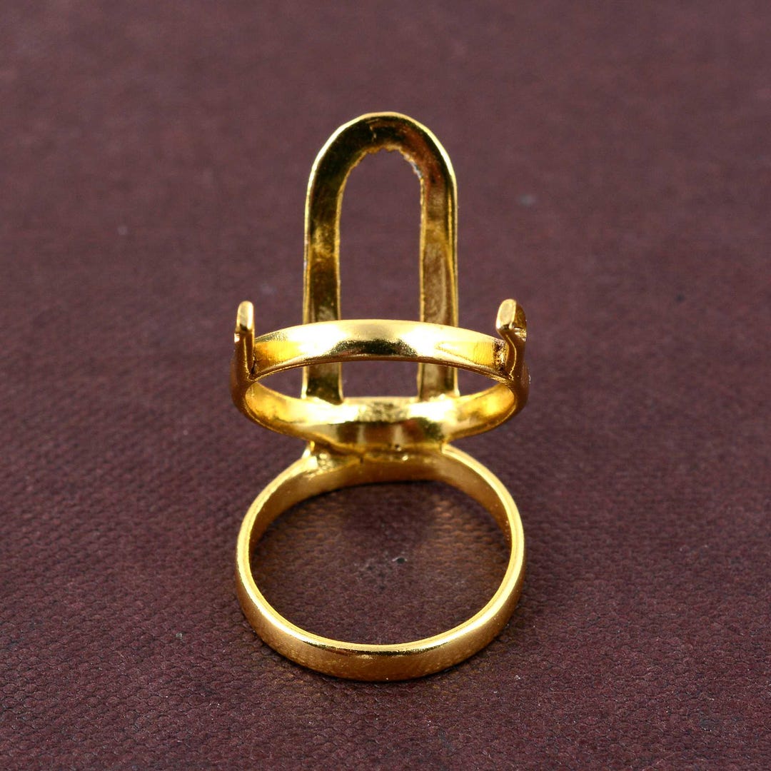 Arthritis Finger Punk Gold Heart EDS Splint Ring Trigger Finger Splint ...